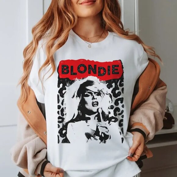 Rita H | Shirts | Blondie Debbie Harry Leopard Print Atomic Vintage ...